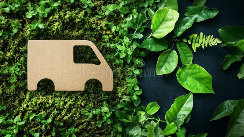 Sustainable Delivery: Eco-Friendly Logistics Stock Image - Image of ...