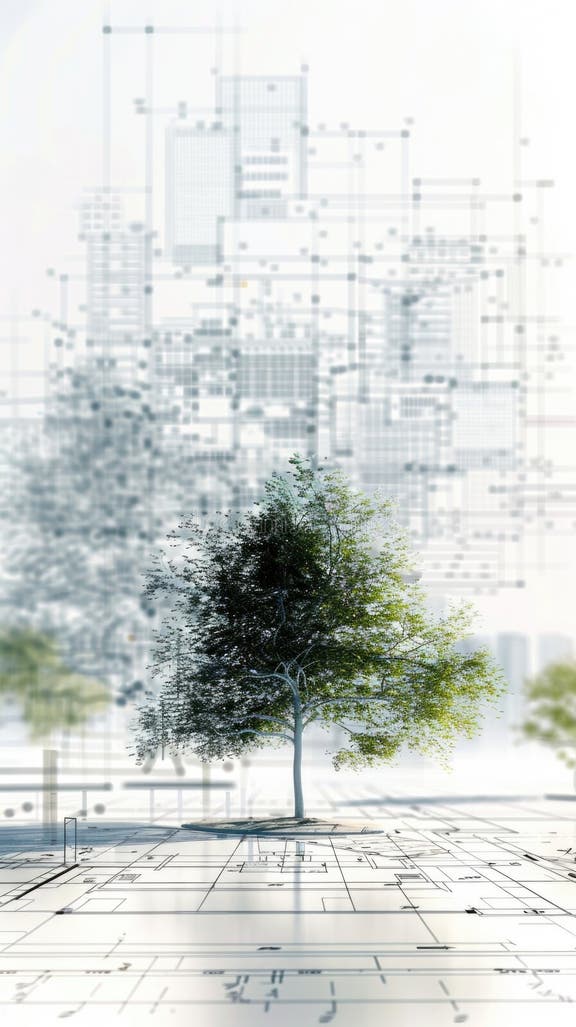 Sustainable Design Blueprint Featuring Environmental Commitments and ...