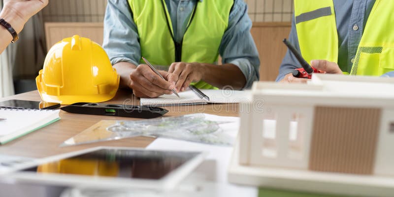 Sustainable Design Discussion. Engineers Collaborating on Innovative ...