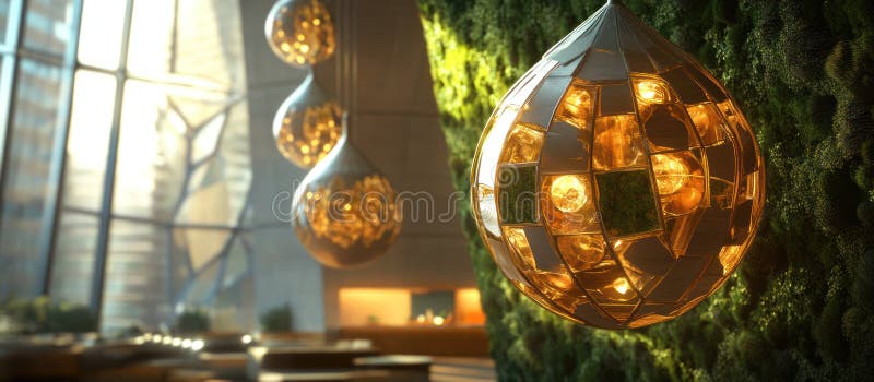 Sustainable Design Elements: Modern Architecture Interior Closeup Stock ...