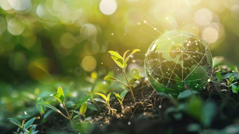 Sustainable Development Goals. Global Communication Network Concept ...