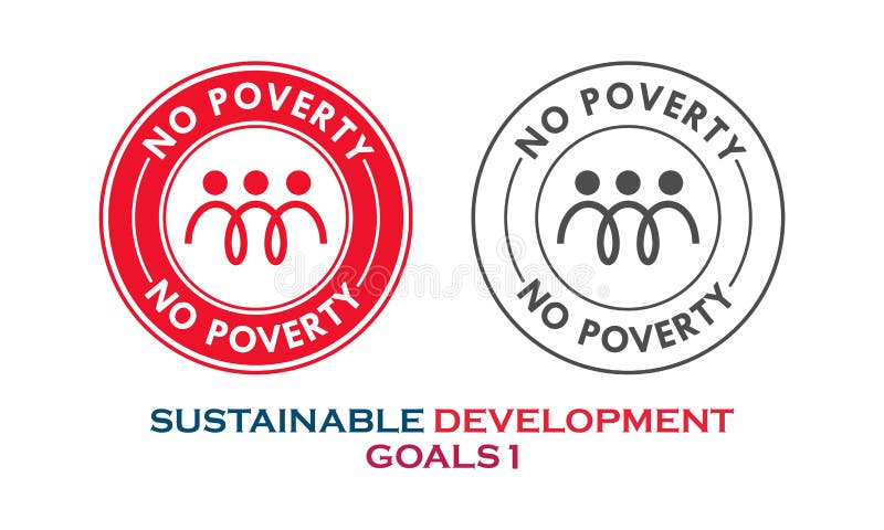 Sustainable Development Goals - No Poverty Stock Vector - Illustration ... Sustainable Development Goals - No Poverty Stock Vector - Illustration ...
