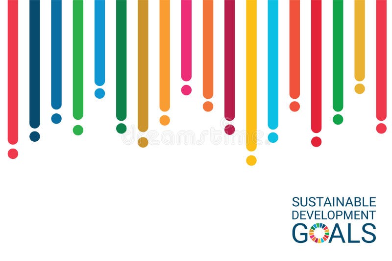 Sustainable Development Goals. Vector Illustration EPS. White ...