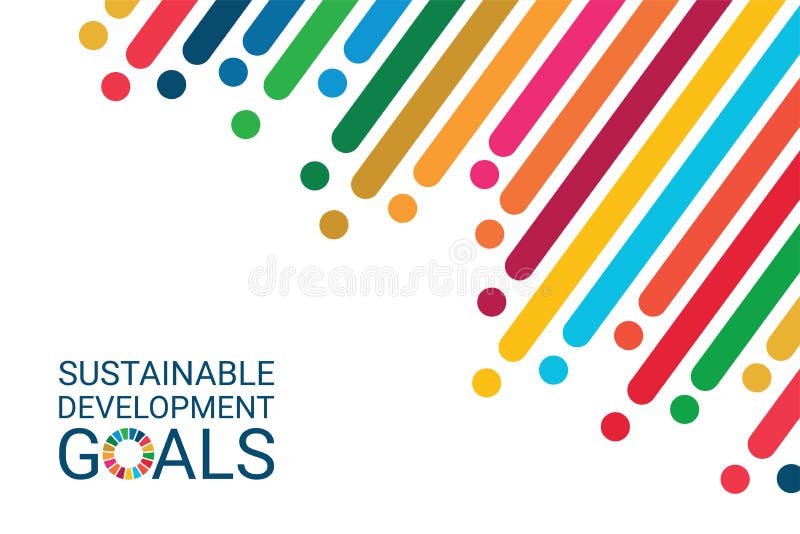 Sustainable Development Goals. Vector Illustration EPS. White ...
