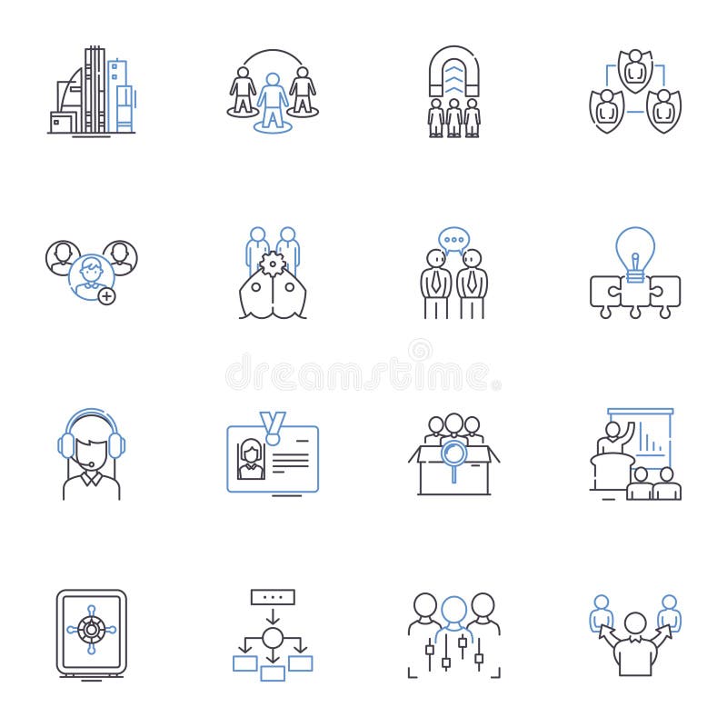 Sustainable Development Line Icons Collection. Renewable, Efficient ...