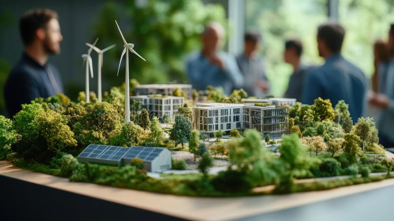 Sustainable Development Model Showcase Corporate Office Architectural ...