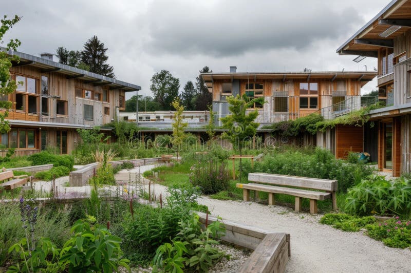 Sustainable Educational Campus with Permaculture Gardens for Eco ...