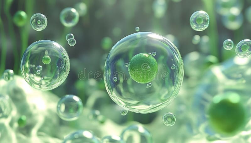 Sustainable Energy Microscopic View of Green Hydrogen Molecules in ...