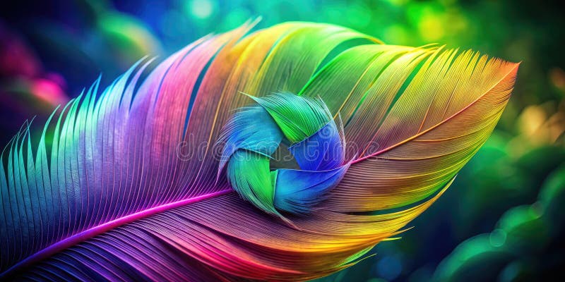 A Sustainable Feather Logo Design a Visual Representation of ...