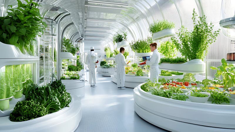 Sustainable Food Production Lab, Representing Future Agriculture Stock ...