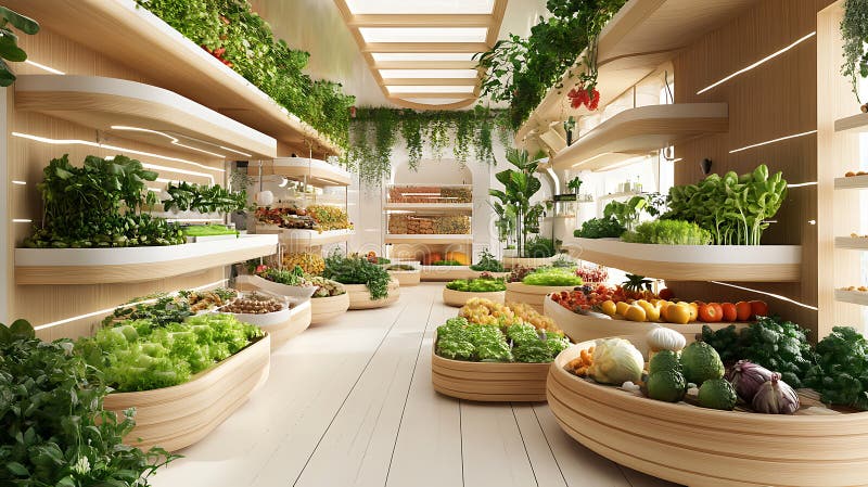 Sustainable Food Production Lab, Representing Future Agriculture Stock ...