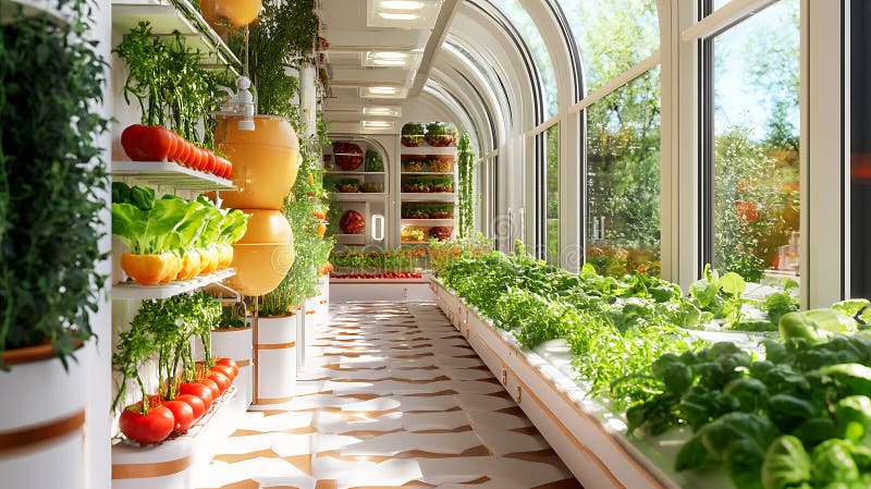 Sustainable Food Production Lab, Representing Future Agriculture Stock ...