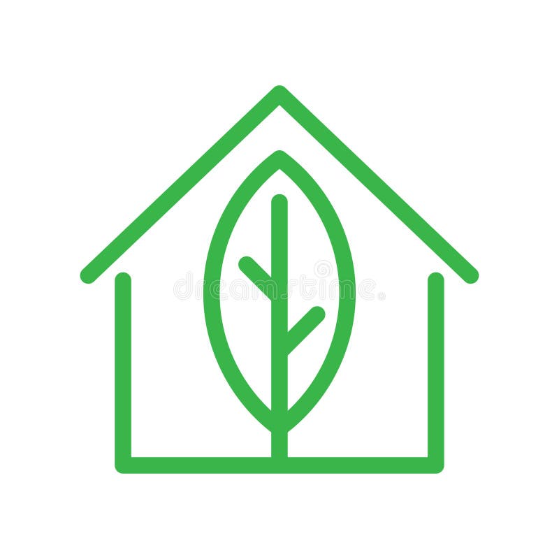 Sustainable Green Building, Certified Vector Icon Badge Stock Vector ...