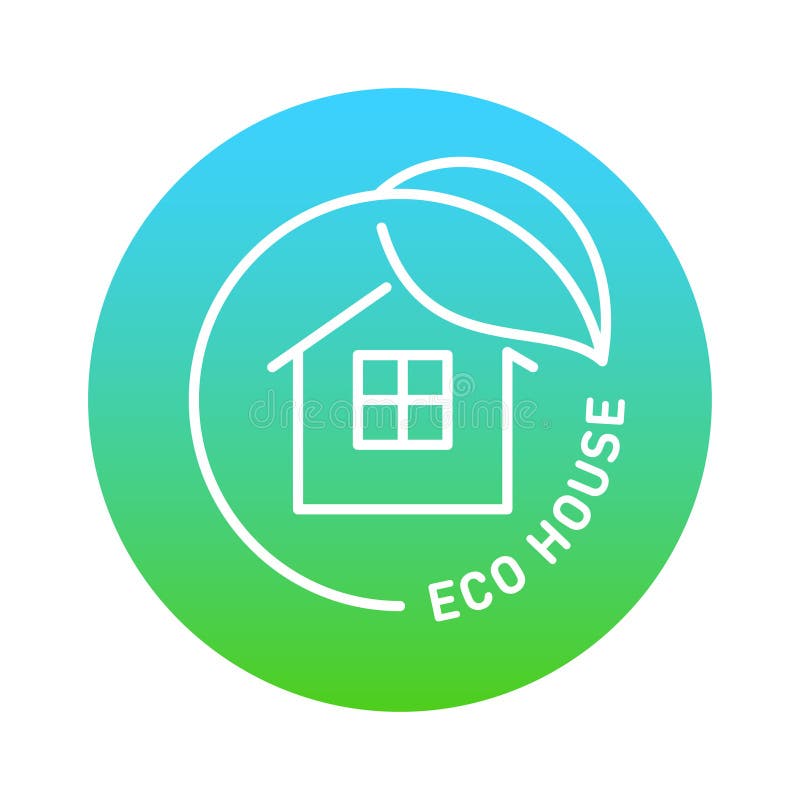 Sustainable Green Building, Certified Vector Icon Badge Stock Vector ...