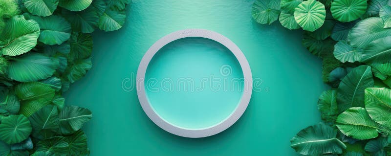 Sustainable Living Flat Design Top View Eco-friendly Water Color ...