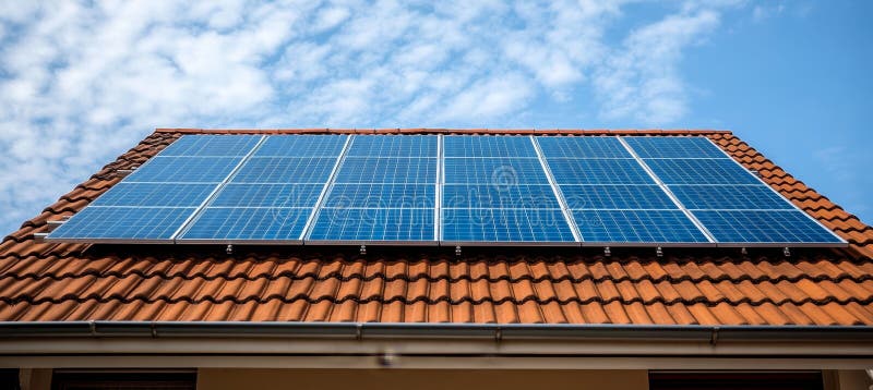 Sustainable Living Residential Home with Solar Panel System for ...