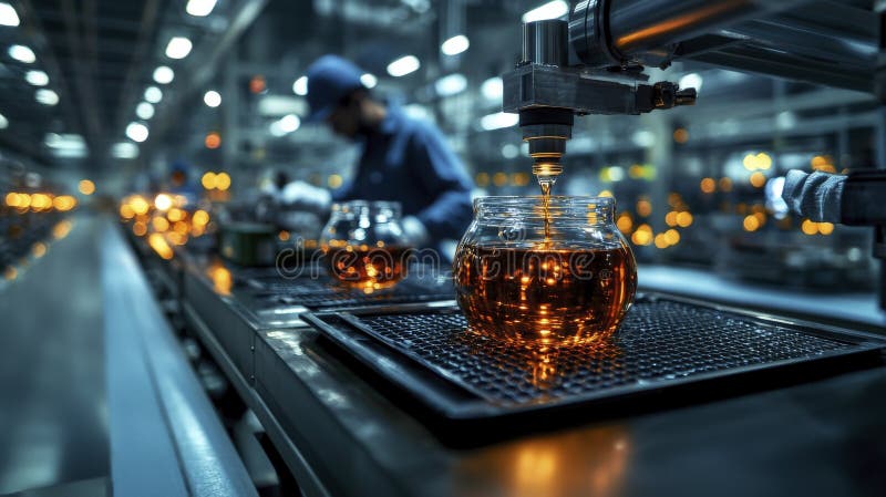 Sustainable Manufacturing Process in Beverage Factory Modern Industry ...