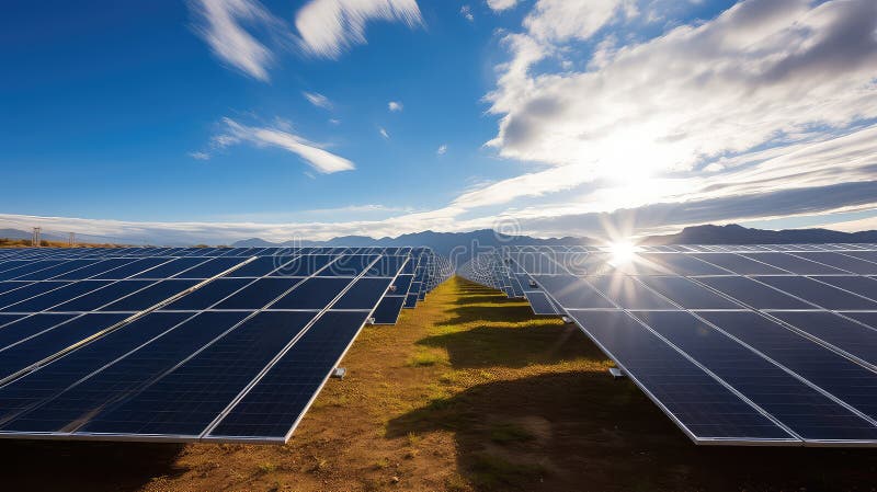 Sustainable Modern Energy Background Stock Illustration - Illustration ...