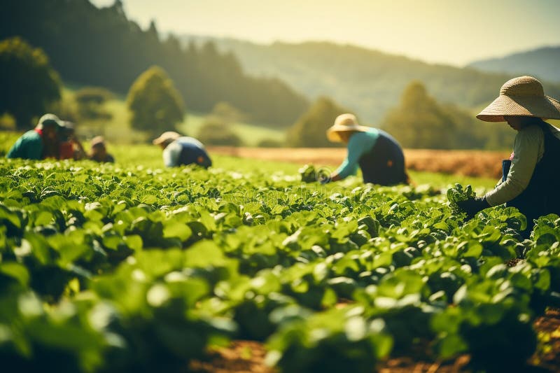 Sustainable Organic Farming: Eco-Friendly Practices in Lush Greenery ...