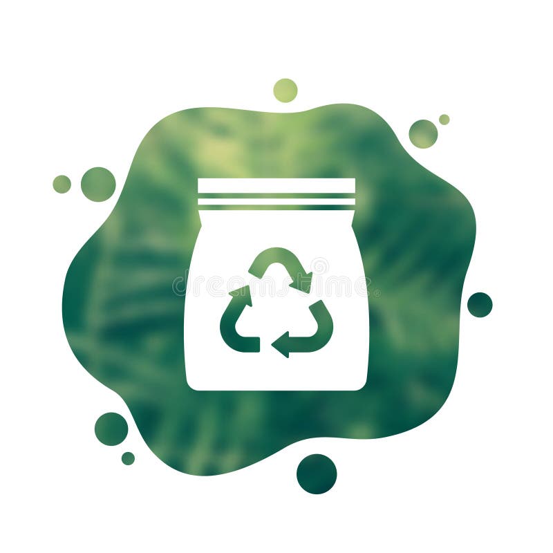 Sustainable Packaging, Eco Bag Vector Icon Stock Vector - Illustration ...