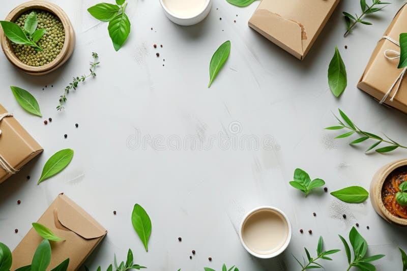 Sustainable Packaging, Eco-Friendly Paper Solutions. AI Generated Stock ...