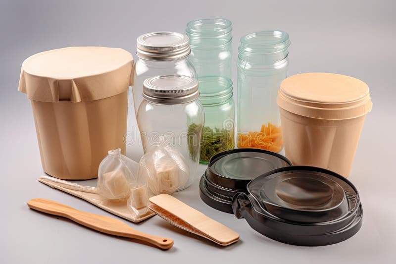 Sustainable Packaging with Refillable or Reusable Components Stock ...