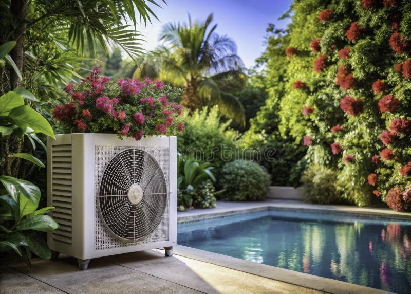 Sustainable Poolside Oasis Combining Ornamental Plants with ...