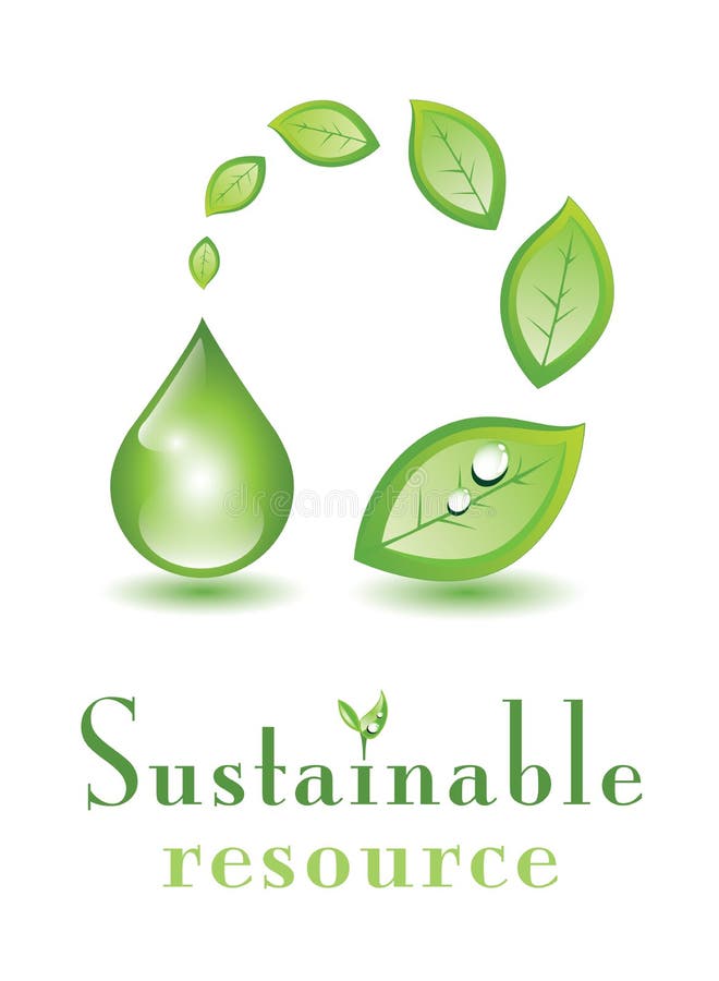 Sustainable resource stock vector. Illustration of ecological - 29580575
