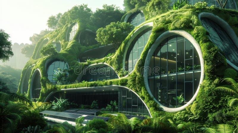 Sustainable Urban Design with Advanced Greenery Integration Stock ...