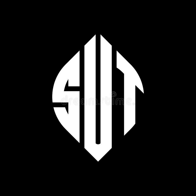 SUT Circle Letter Logo Design with Circle and Ellipse Shape. SUT ...