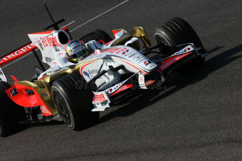 Sutil F1 d'Adrian photographie éditorial. Image du extrême - 6247712