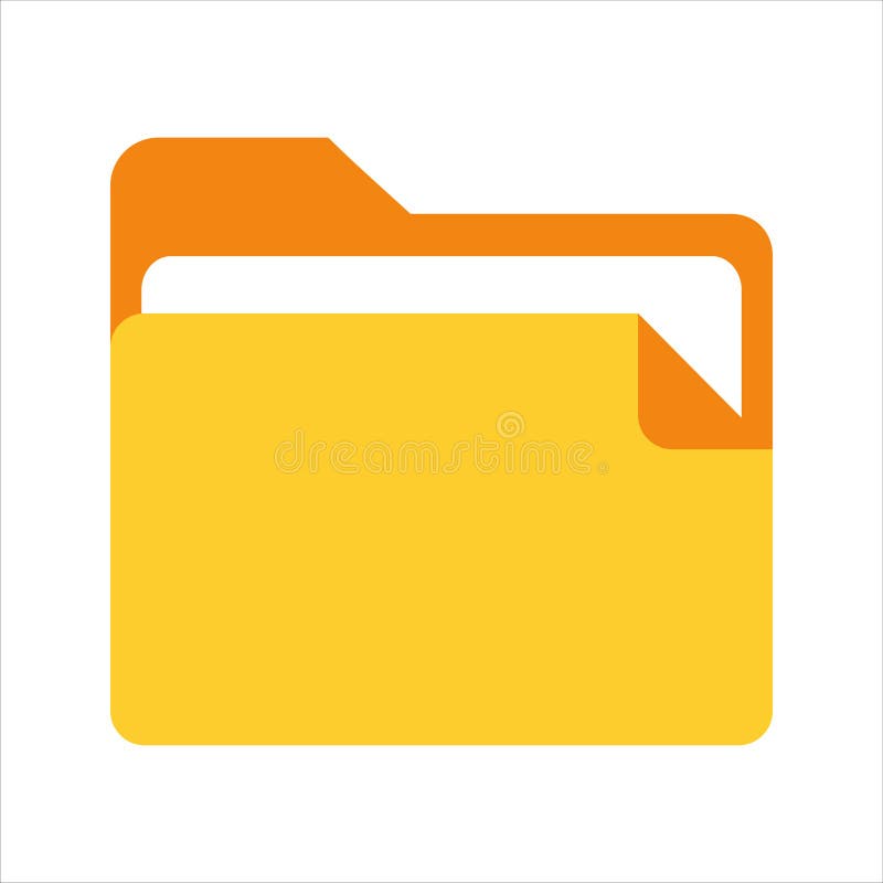 Modern Flat File Icon stock vector. Illustration of cartoon - 269466486