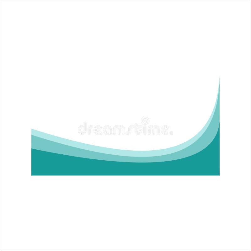 Curve Footer stock vector. Illustration of pattern, templates - 269547313
