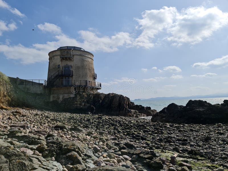 Sutton Martello Tower, Howth Irelan Stock Photo - Image of castle ...