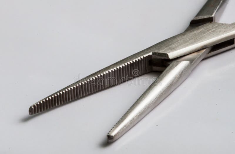 Suture forceps stock image. Image of tarnish, surgical - 26874923