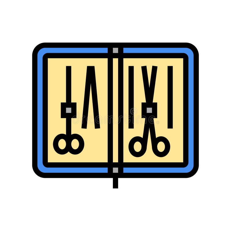 Suture Kit Surgeon Color Icon Vector Illustration Stock Vector ...