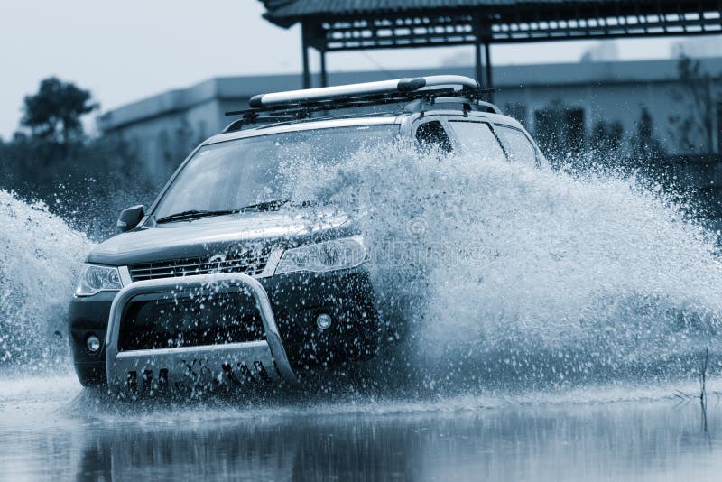 Suv stock image. Image of rally, action, country, road - 15430967