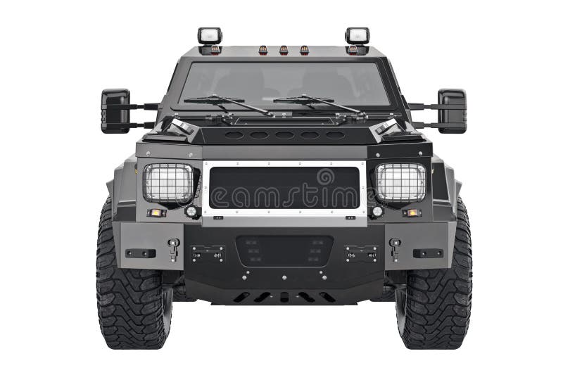 Suv car auto, front view stock illustration. Illustration of truck ...