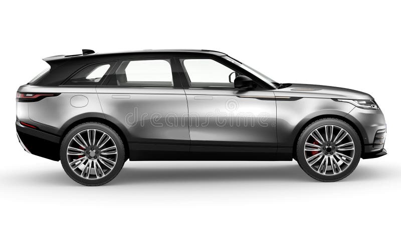 Suv Car 3d Model Concept Render Stock Illustration - Illustration of ...
