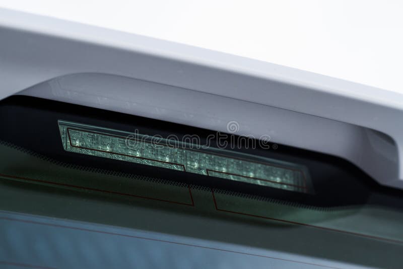 SUV Car Rear Light. Tail Light Stock Photo - Image of detail ...