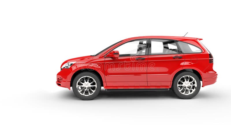 SUV Side View stock illustration. Illustration of crossover - 59003292