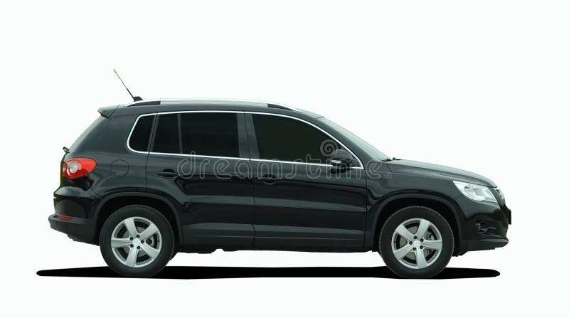 Rear view of a luxury SUV stock image. Image of detail - 7913657
