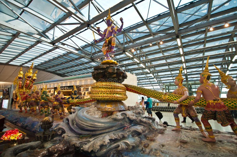 Suvarnabhumi Airport editorial photo. Image of fast, construction ...