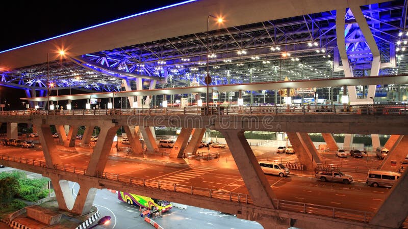 Suvarnabhumi Single Building Airport Terminal Editorial Image - Image ...
