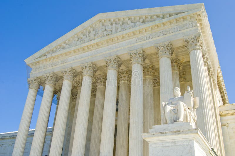 Högsta Domstolen I De Förenade Staterna, Washington Dc Usa Arkivfoto ...