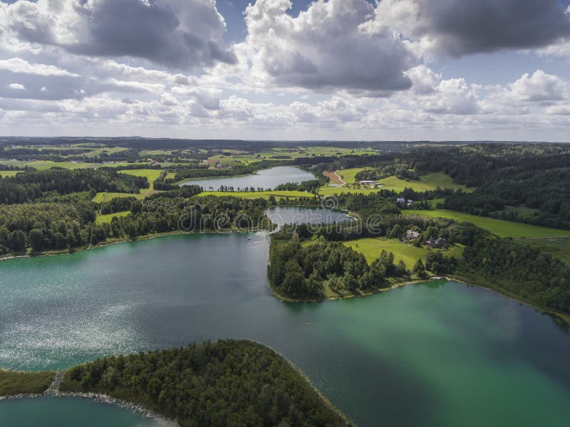Suwalki Landscape Park in Poland. Stock Image - Image of newts ...