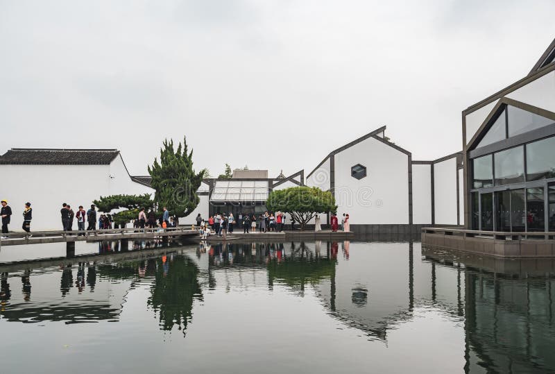Suzhou, China - October 08, 2019: Modern Architecture of Suzhou Museum ...