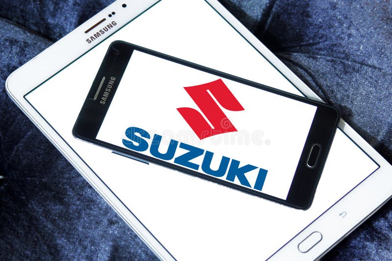 Suzuki car logo editorial photo. Image of phone, telephone - 76868901