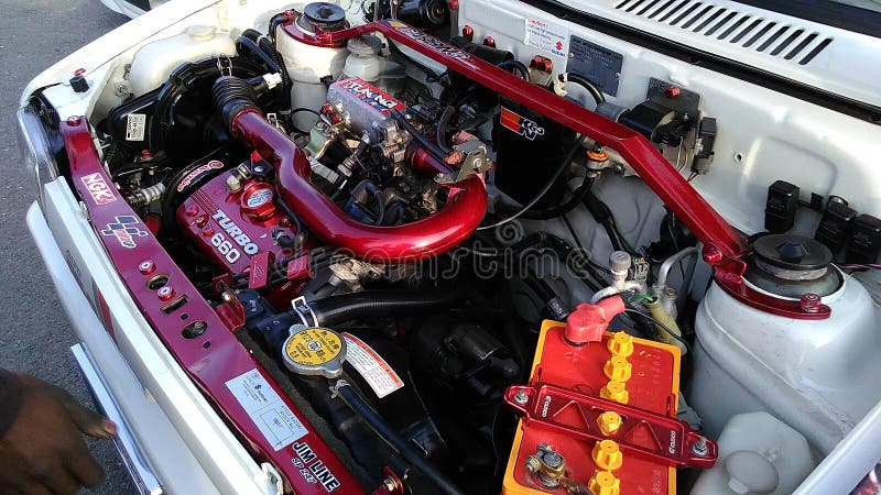 Suzuki Mehran Auto Show Engine Bay Editorial Photography - Image of ...
