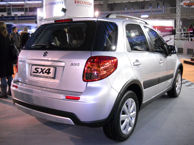 Suzuki SX4 Car on Belgrade Car Show Editorial Stock Photo - Image of ...